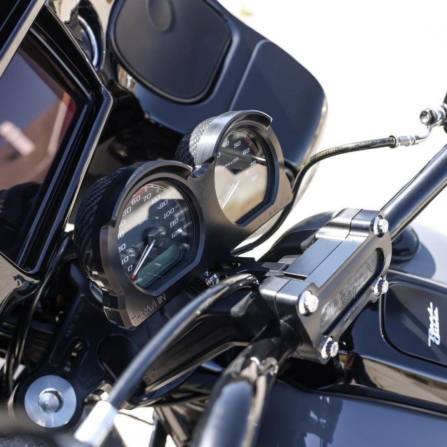 Road Glide Gauge Relocation - Rollies Speed Shop