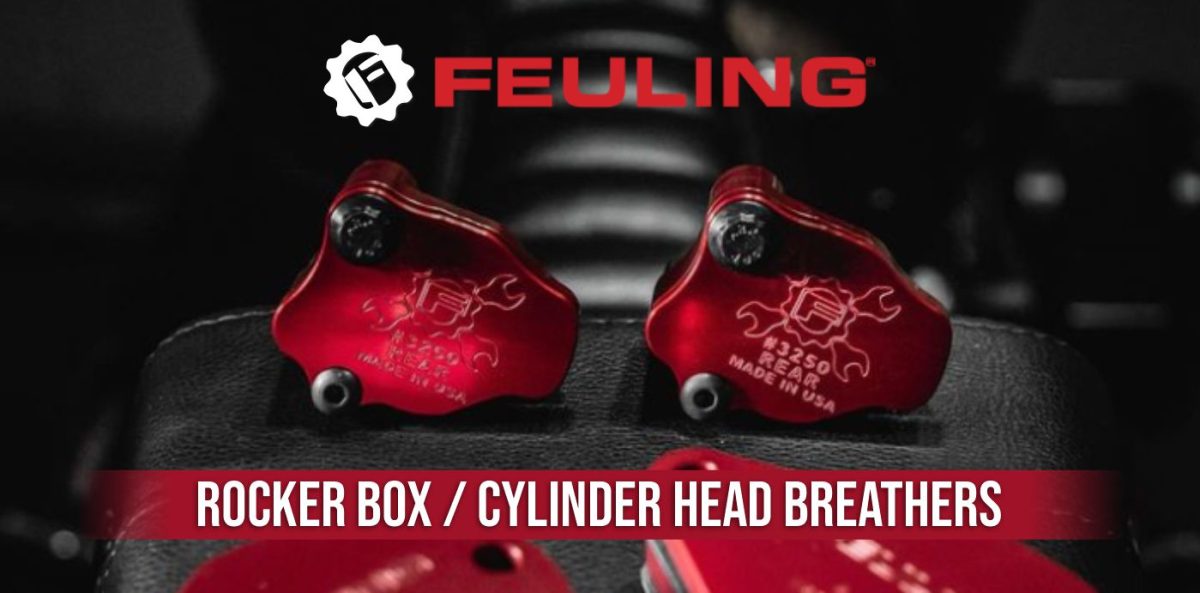 FEULING Cylinder Head Breathers for M8 Engines - Rollies Speed Shop