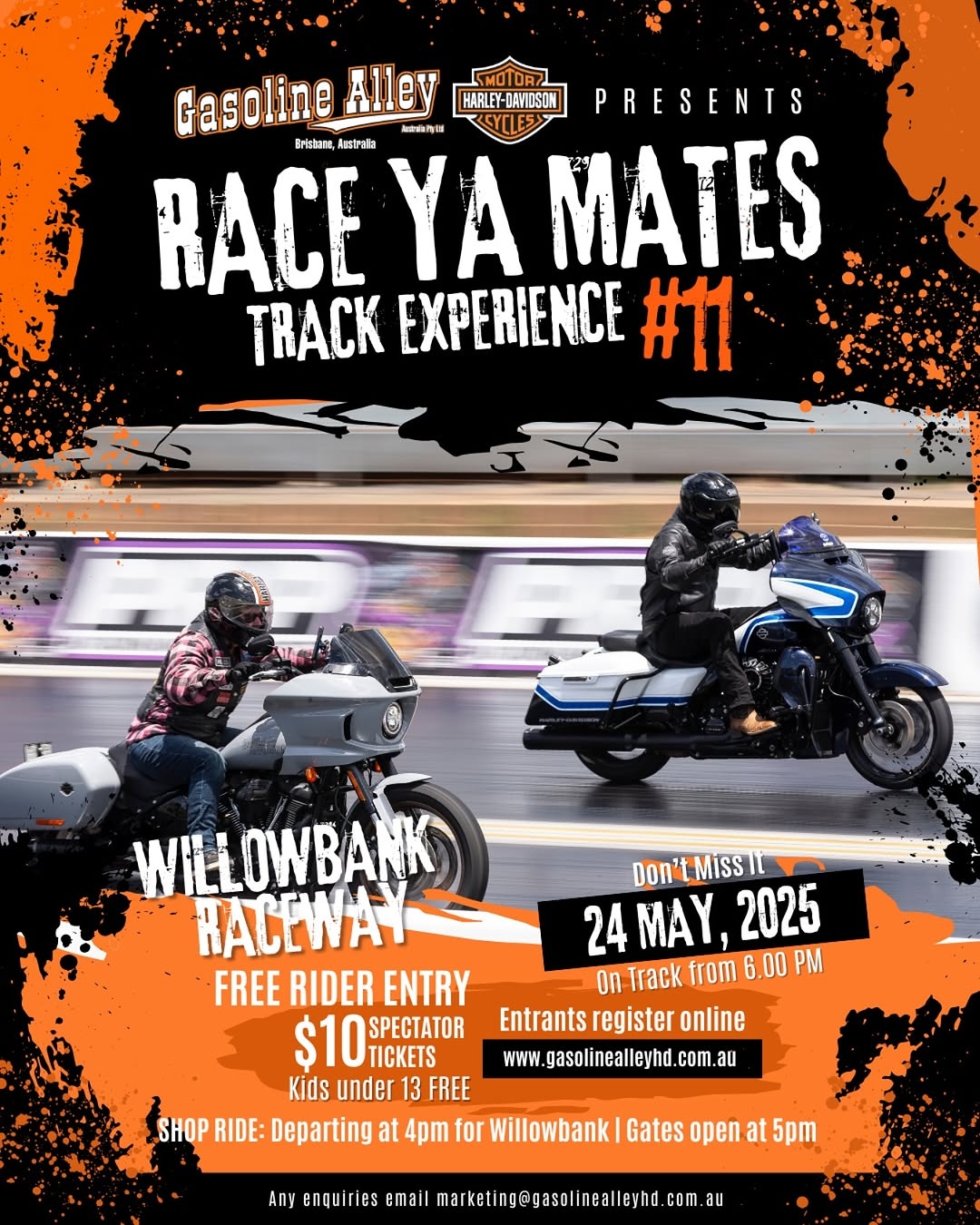 GAHD Race Ya Mates - Rollies Speed Shop